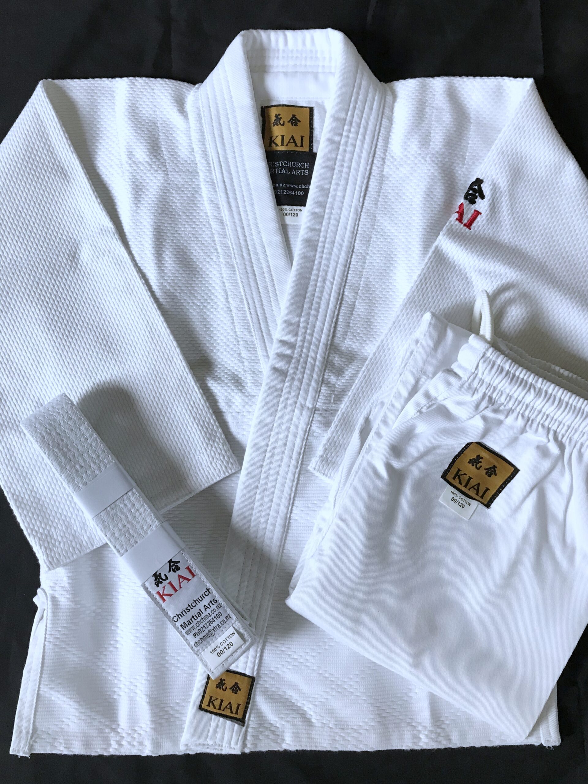 JUDO and AIKIDO Uniform White Single Weave Youth - Christchurch Martial ...