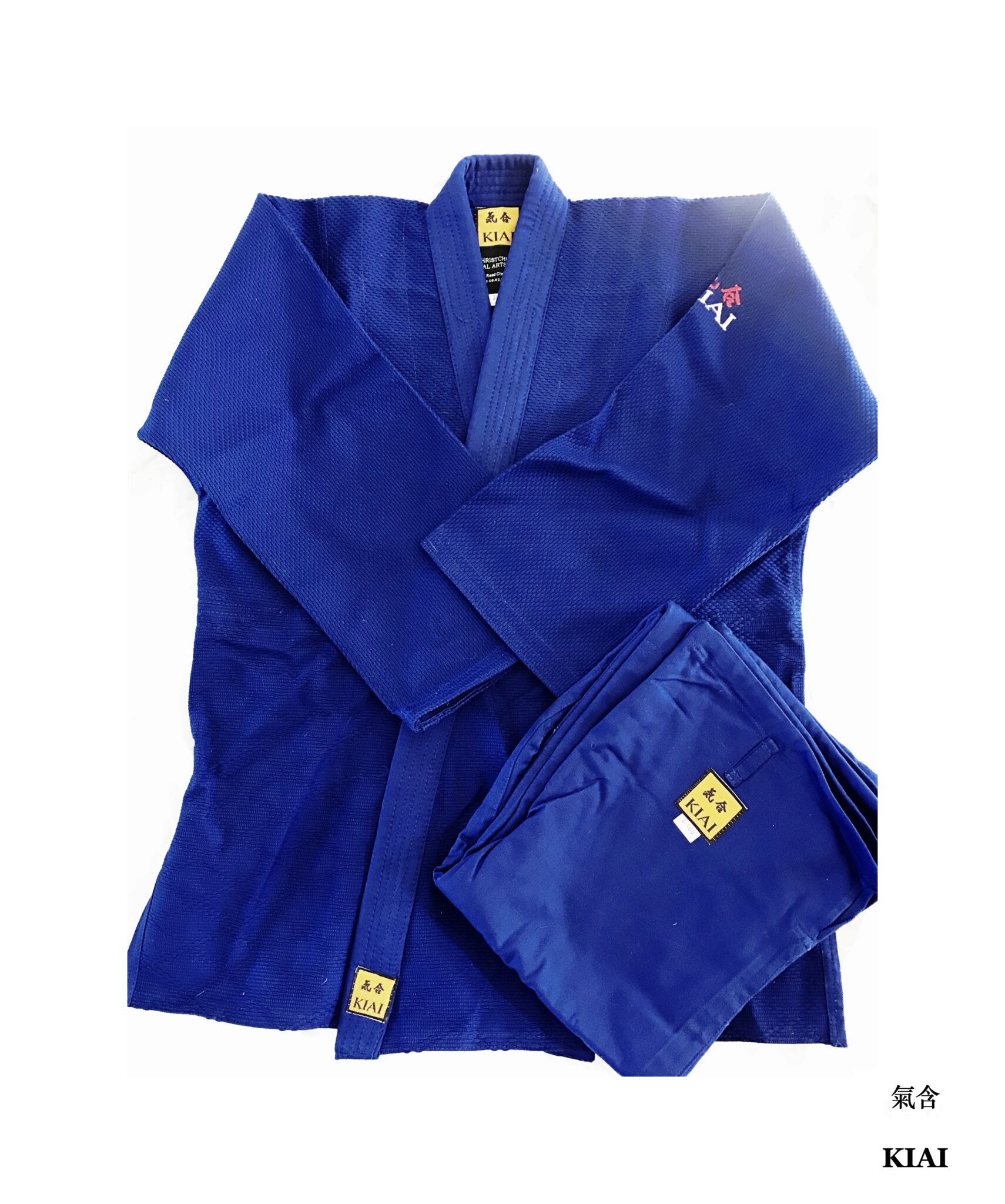 Kiai Blue JUDO UNIFORM Double Weave 750g/m2 - Christchurch Martial Arts