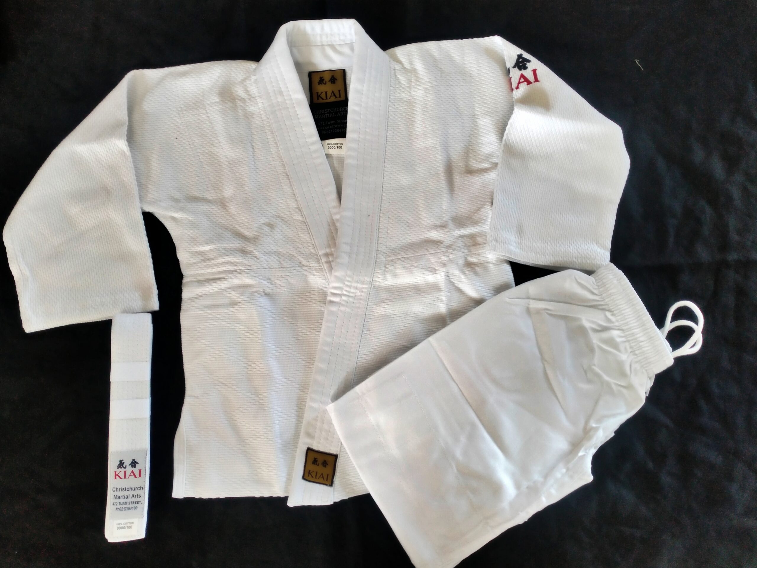 JUDO or AIKIDO Kids White Uniform 450g - Christchurch Martial Arts