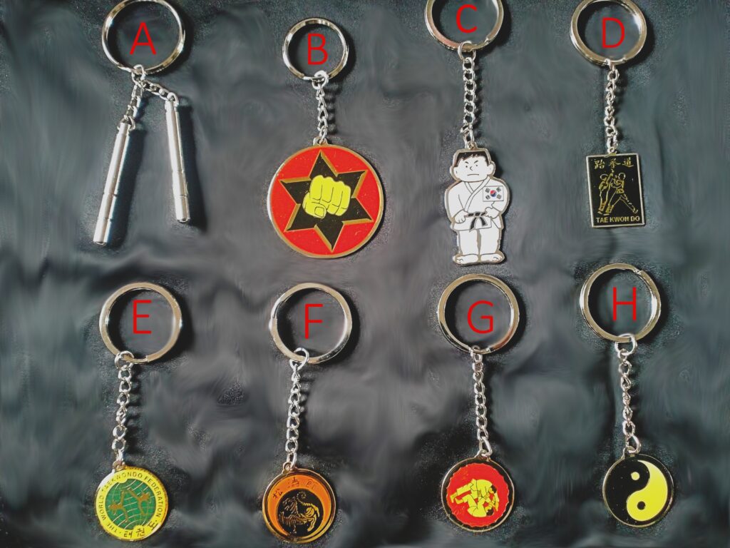 Assorted Key Rings - Christchurch Martial Arts