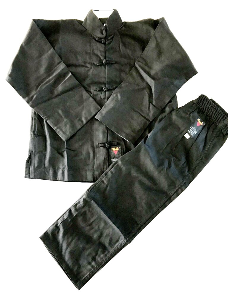 Kung Fu Uniform Black Atak Brand - Christchurch Martial Arts