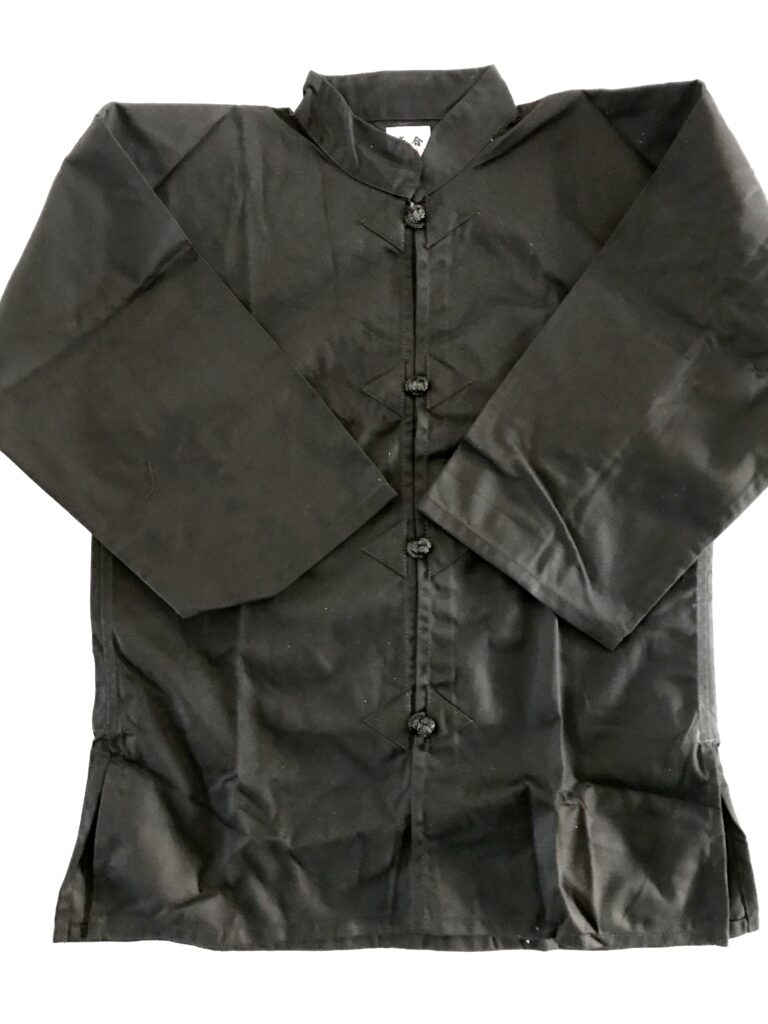 Kung Fu Jacket Black Kiai Brand - Christchurch Martial Arts